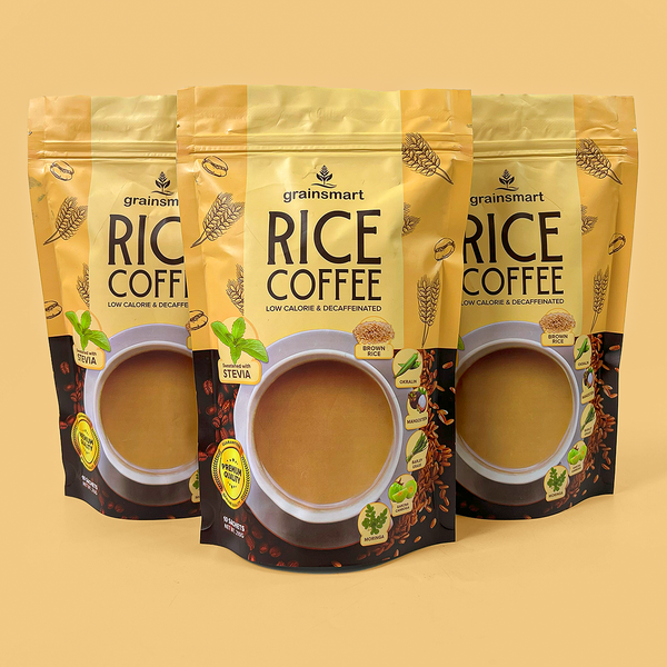 Brown Rice Coffee Low Calorie & Decaffeinated – Ricewell